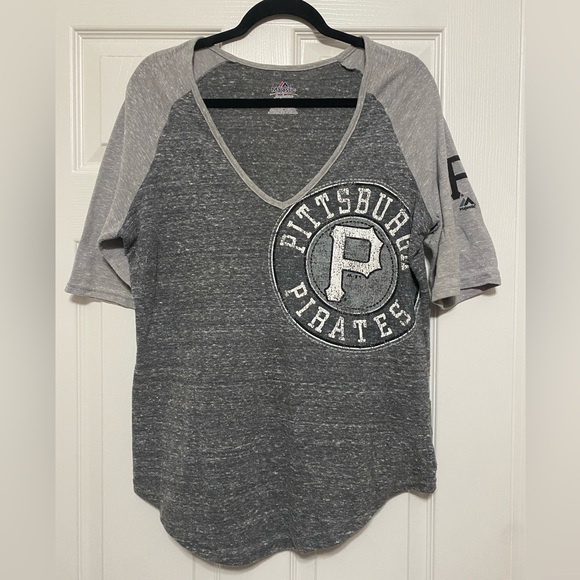 Majestic | Tops | Pittsburgh Pirates Vneck Top | Poshmark